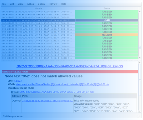 IrisCheck™ Validates S1000D Data Modules to BREX Business Rules